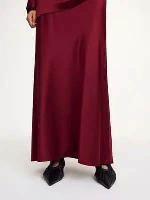 BY MALENE BIRGER Barbara Maxi Skirt - Cabernet
