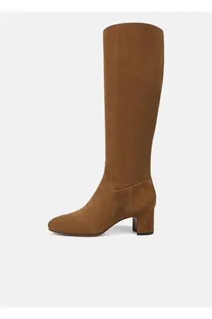 Vince Kellan Suede Wide-calf Knee Boots