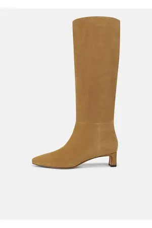 Vince Harlan Suede Knee Boot - Red