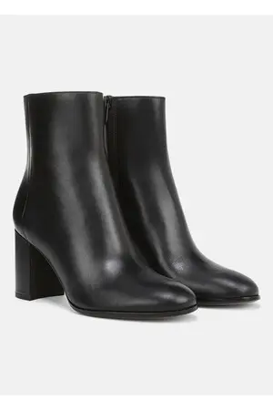 Vince Elora Leather Ankle Boots
