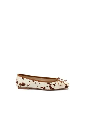 MENINA STEP Sandrine Haircalf Flat - Brown