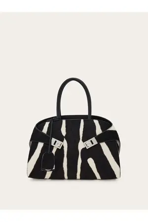 FERRAGAMO Hug Handbag - Black