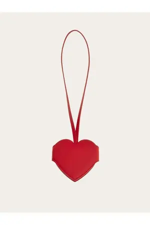 FERRAGAMO Hug Heart Mirror Charm - Red