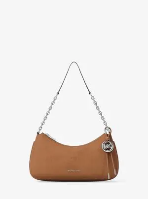Michael Kors Nolita Medium Nubuck Chain Pochette - Brown