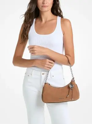 Michael Kors Nolita Medium Nubuck Chain Pochette