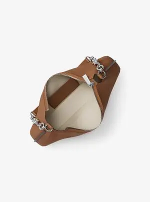 Michael Kors Nolita Medium Nubuck Chain Pochette