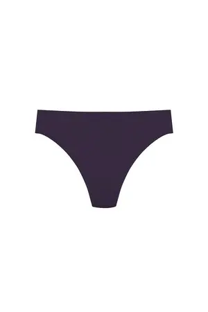 Natori Bliss Bare Cotton Thong Purple