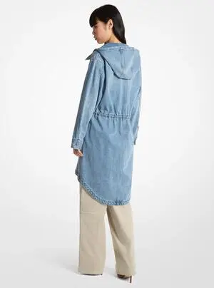 Michael Kors Hooded Denim Parka