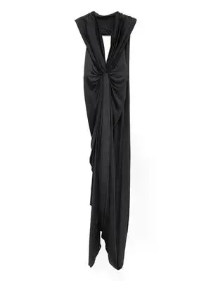 Loewe Knotted-detail Draped Dress
