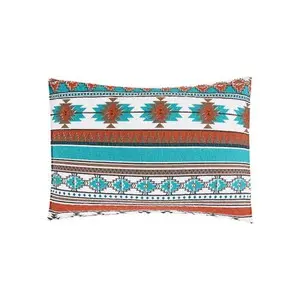 C&F HOME Aqua Valley Cotton Quilt Set Reversible And Machine Washable