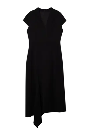 Karen Millen Ponte V-neck Midi Dress