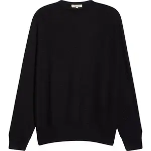 Madewell Mock Neck Dolman Sleeve Sweater - Jet Black