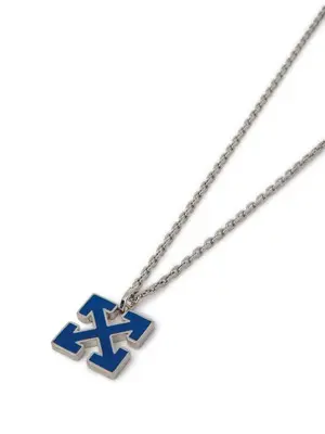 Off-White Arrow Pendant Necklace