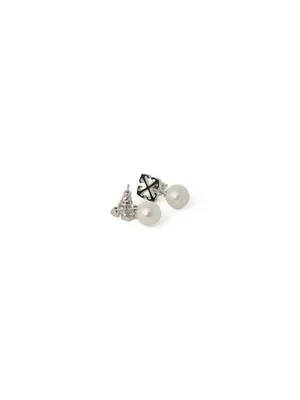 Off-White Arrow Pearl Earrings