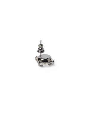 Off-White Round Mono Earring