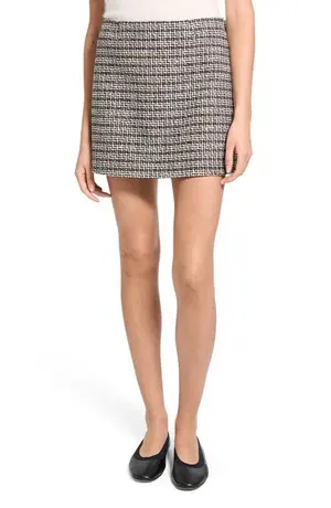Theory Tweed Miniskirt