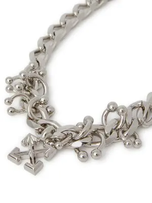 Off-White Piercing Arrow Chain Necklace