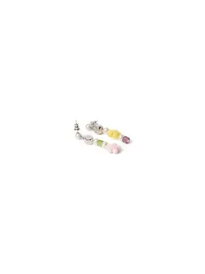 Off-White Arrow Pearl & Beads Earrings