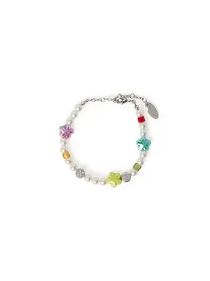 Off-White Arrow Pearl & Beads Bracelet