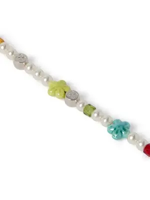 Off-White Arrow Pearl & Beads Bracelet