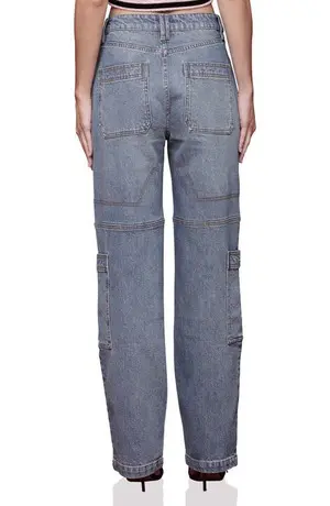 Avec Les Filles Straight Leg Carpenter Jeans