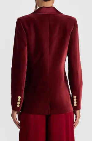 Alice + Olivia Silas Velvet Blazer