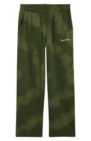 MUSEUM OF PEACE & QUIET Wordmark Tie Dye Sweatpants