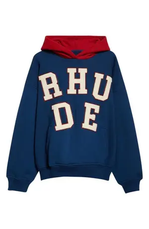 Rhude Chenille Logo Patch Hoodie