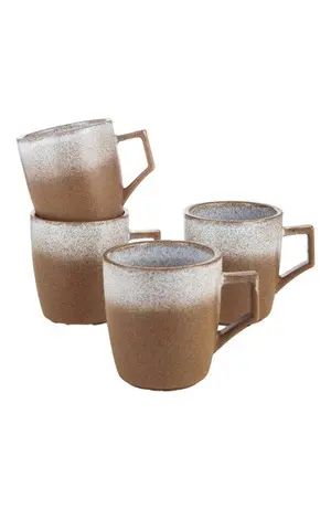 STONE + LAIN Vince Stoneware 4-piece Mug Set