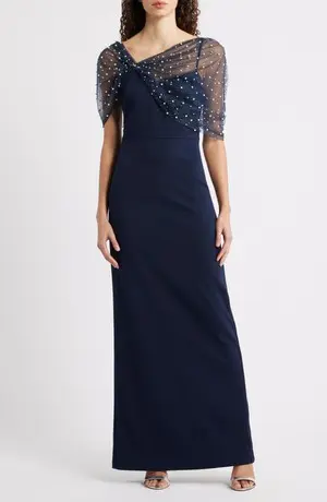 Eliza J Off The Shoulder Evening Dresses