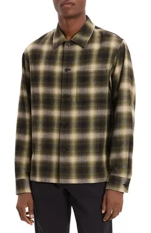Theory Plaid Button-up Shirt - Tarmac Multi