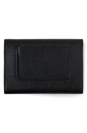 Mulberry Snap Leather Wallet - Black