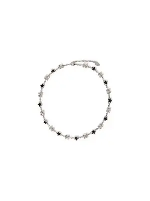 Off-White Star Arrow Necklace - Silver