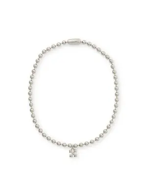 Off-White Arrow Ballchain Necklace - Silver