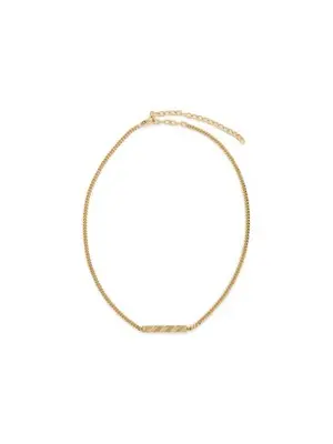 Off-White Diag Necklace - Gold