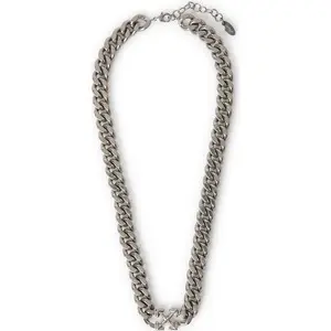 Off-White Arrow Chain Necklace - Silver
