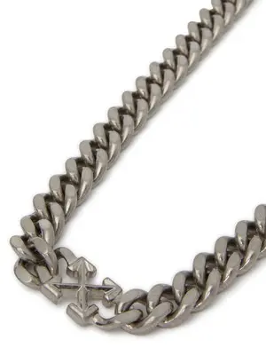 Off-White Arrow Chain Necklace - Silver