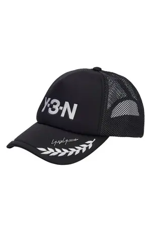 Y3 Trucker Hat - Black
