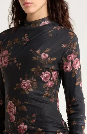 REFORMATION Emerson Long Sleeve Minidress