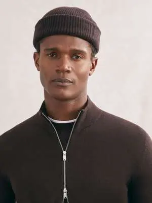 REISS Hampshire Wool Zip-through Cardigan