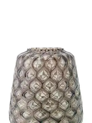 XLBoom Kuro Prism Glass Vase - Grey