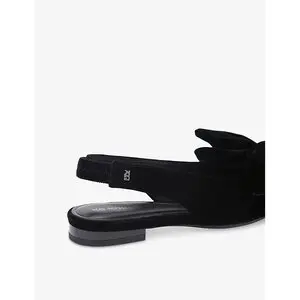 Kurt Geiger Sophia Velvet Mules - Black