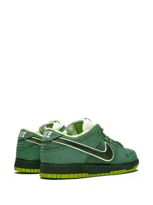 Nike X Concepts Sb Dunk Low " Lobster" Sneakers - Green