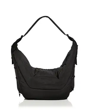 LEMAIRE Large Soft Game Bag Dark Chocolate