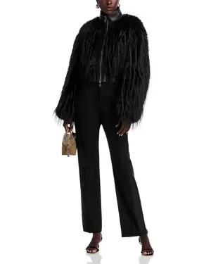 BOSS Cecool Faux Fur Jacket