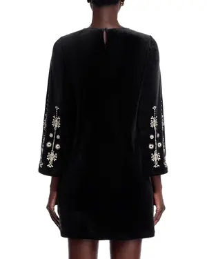 Johnny Was Bounce Velour Kimono Sleeve Dress