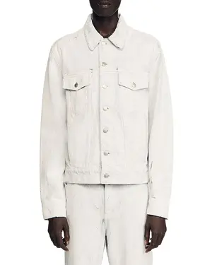 Sandro Denim Jackets For Men