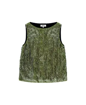 RO & ZO Sequin Shell Tank Top