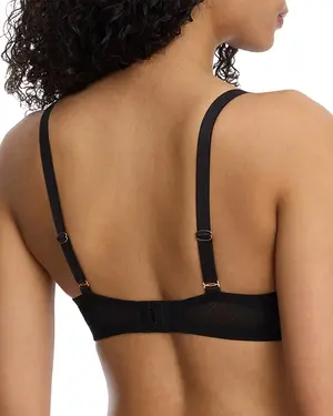 SKARLETT BLUE Lust Lace Underwire Balconette Bra - Black