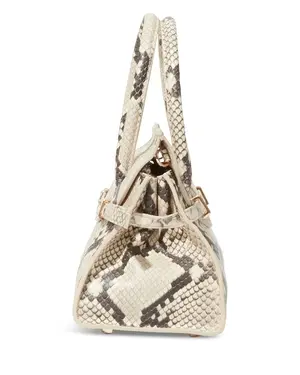Simkhai River Snake Embossed Top Handle Bag